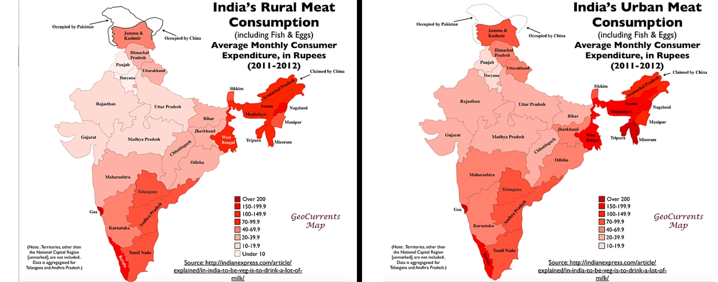 Mapping The Consumption Of Milk And Meat In India